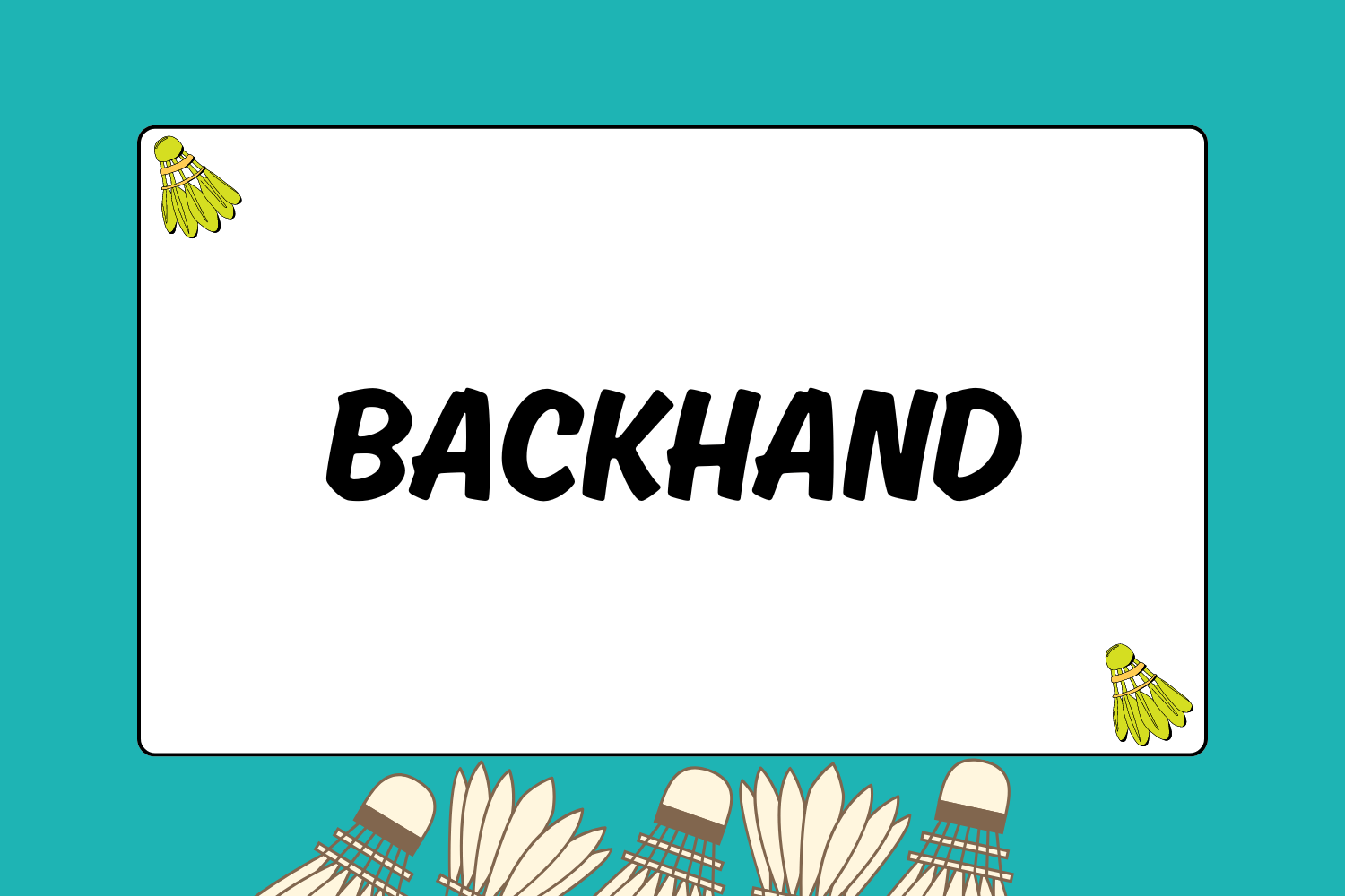 How To Hit A Backhand In Badminton