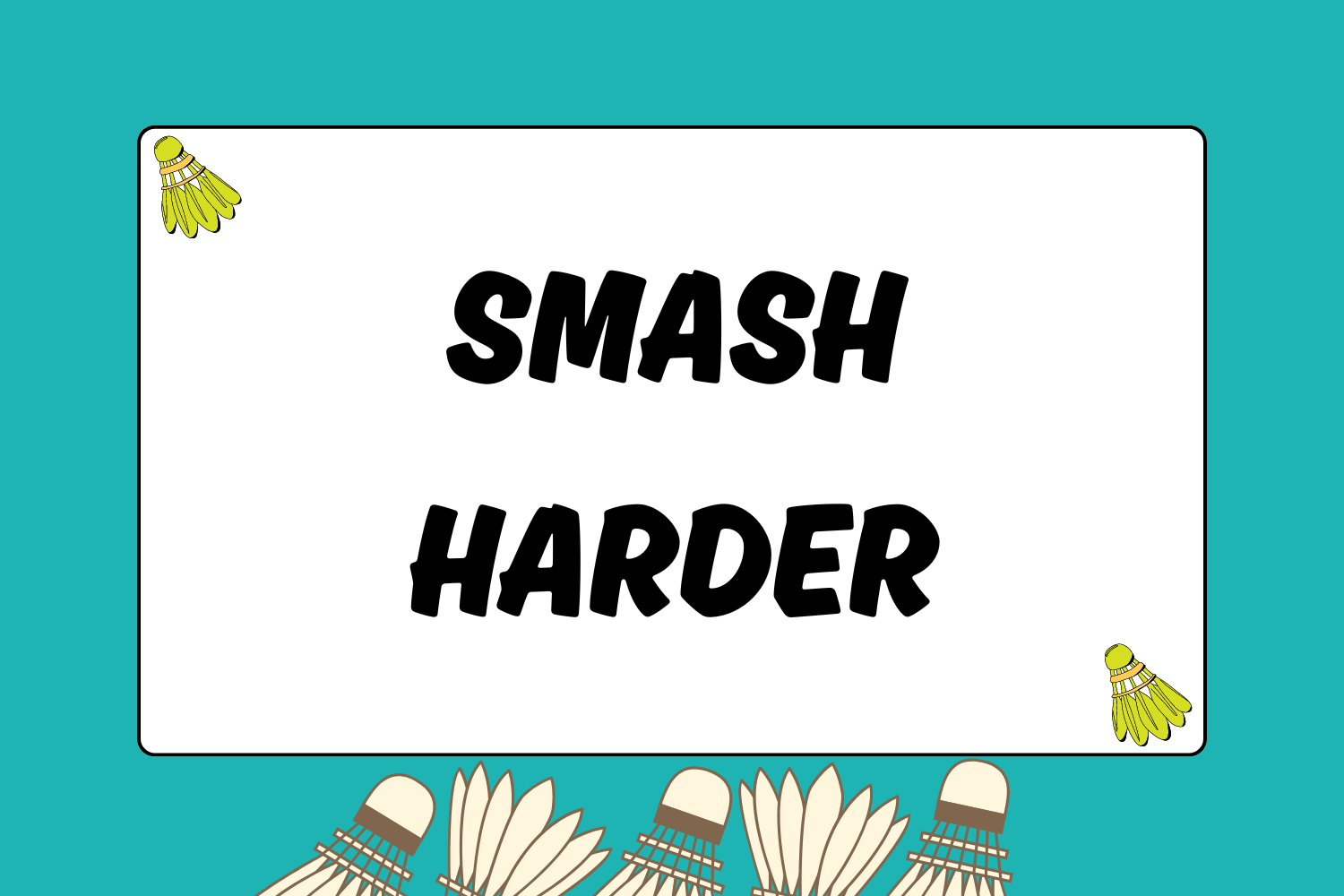 How To Smash Harder In Badminton