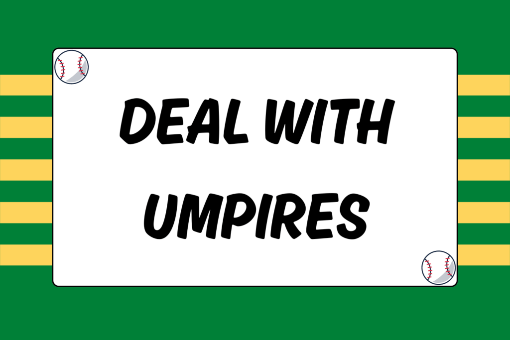 Positioning & Signals For Baseball Umpires