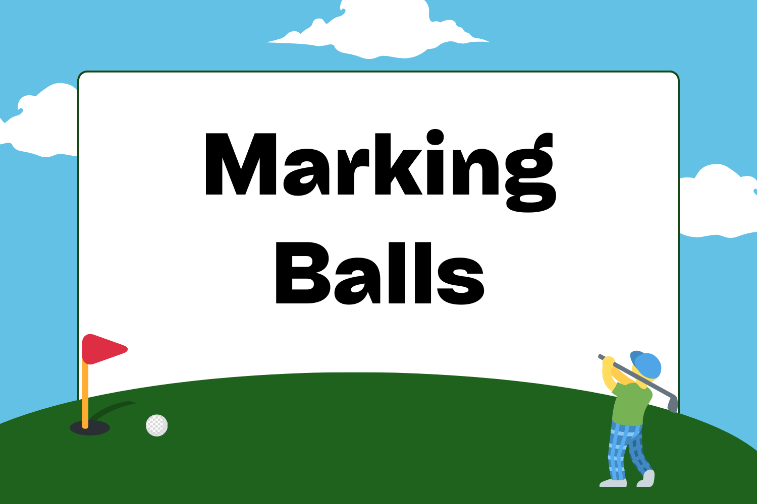 Marking Golf Balls For Identification