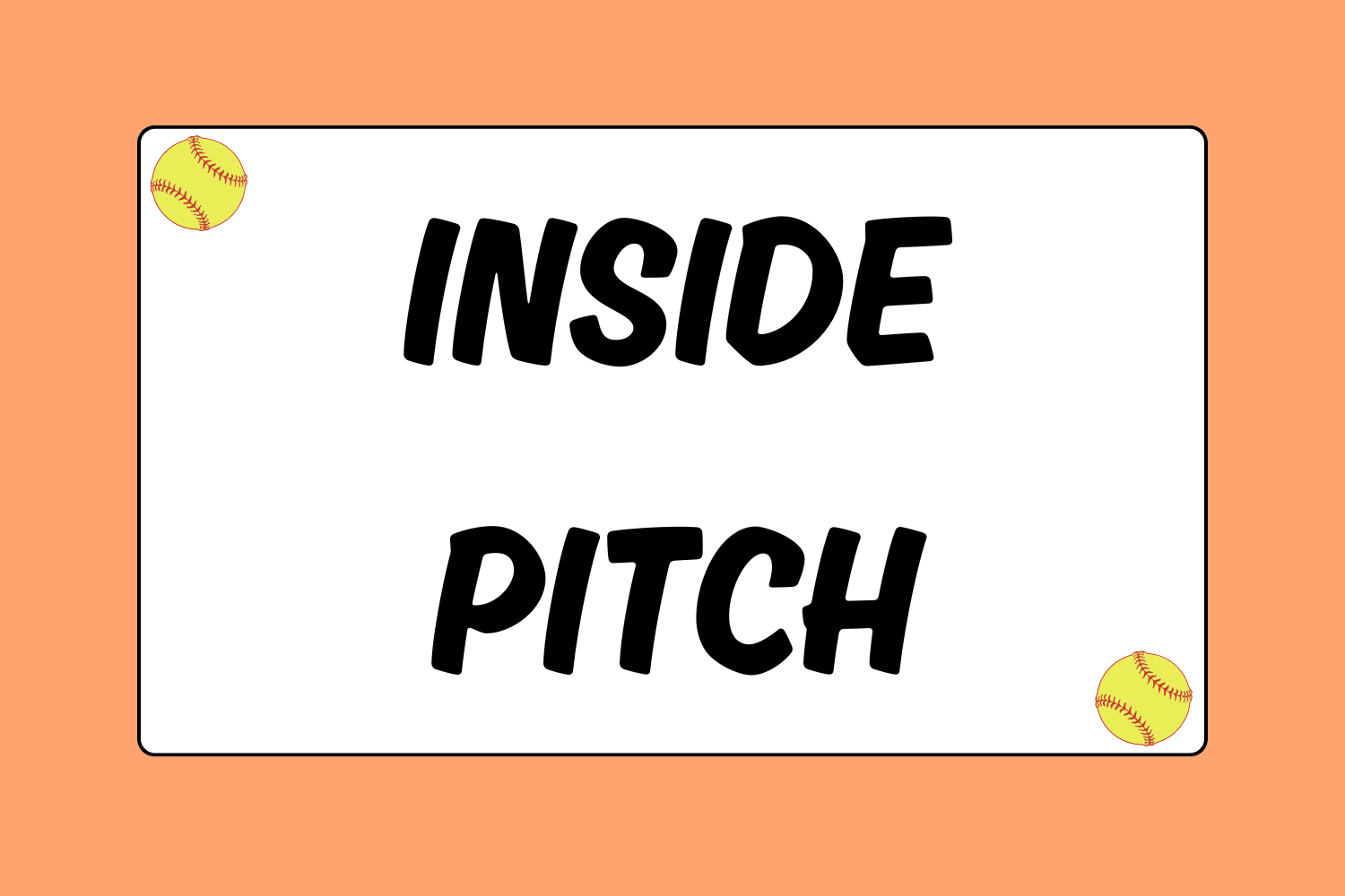 How To Hit An Inside Pitch In Softball